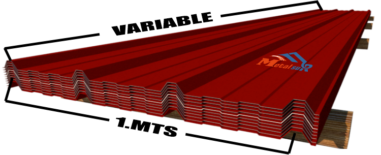 Calaminón Aluzinc TR4, coberturas metálicas | calamina de aluzinc ...